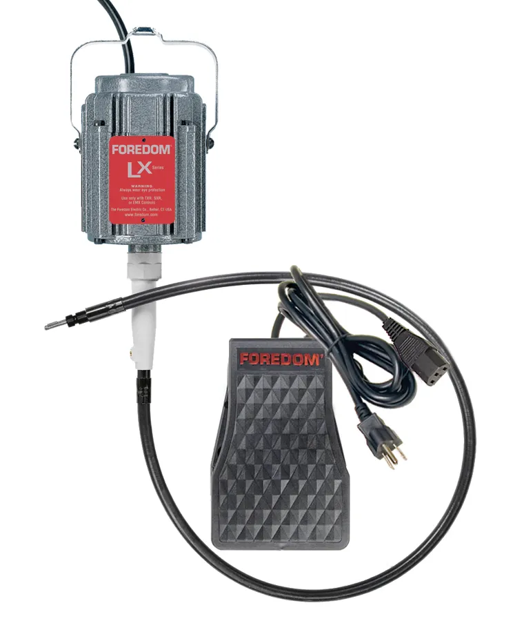 Foredom :: Flex Shaft Kits & Sets :: Foredom M.LX-TXR Hang-Up Motor ...