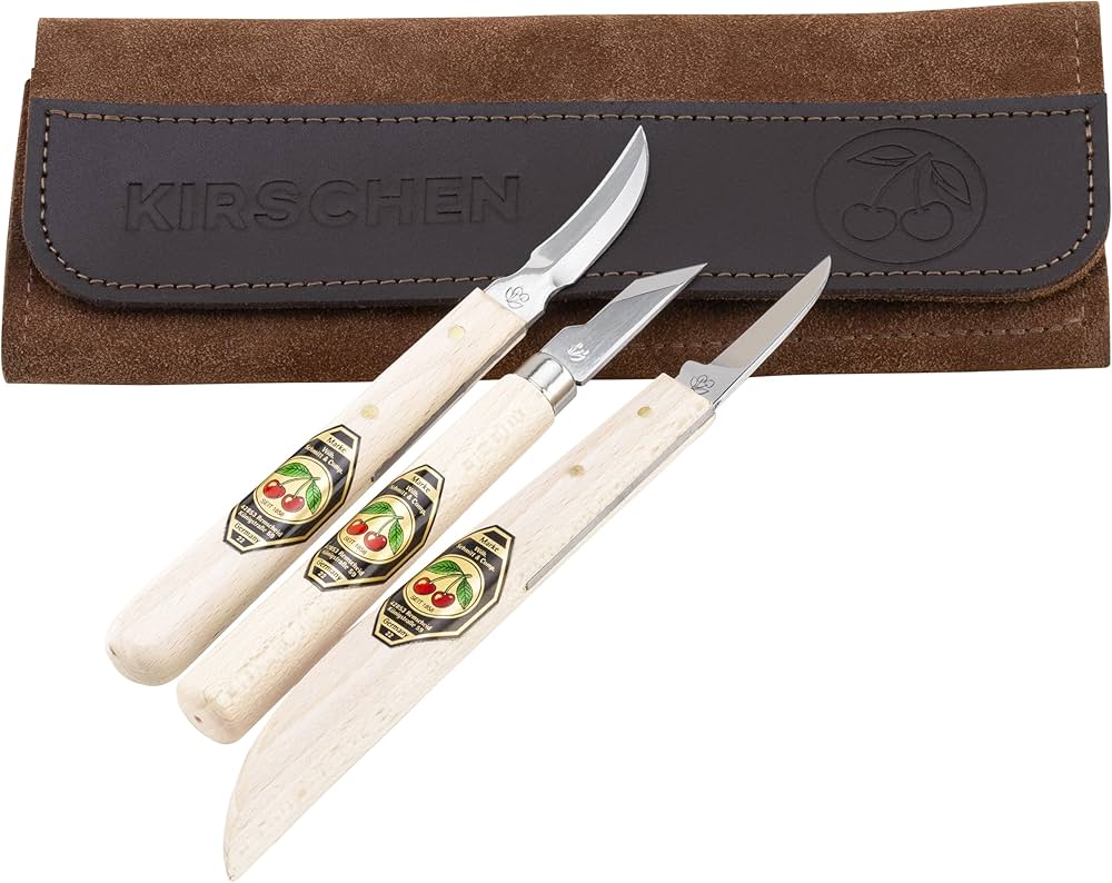 Two Cherries :: Chisel Sets :: KIRSCHEN CHIP CARVING KNIFE 3-PCE SET ...